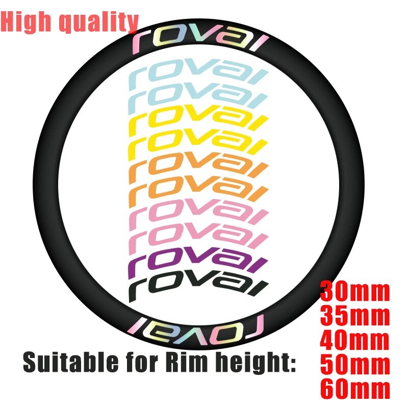 Наклейки на обод для велосипеда 30/35/40/50/60 мм 30mm Custom color