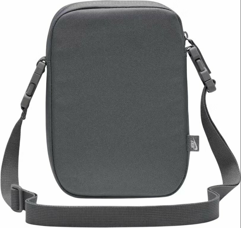 Сумка кросс-боди NIKE NK HERITAGE CROSSBODY, фактура гладкая, серый — фото 1