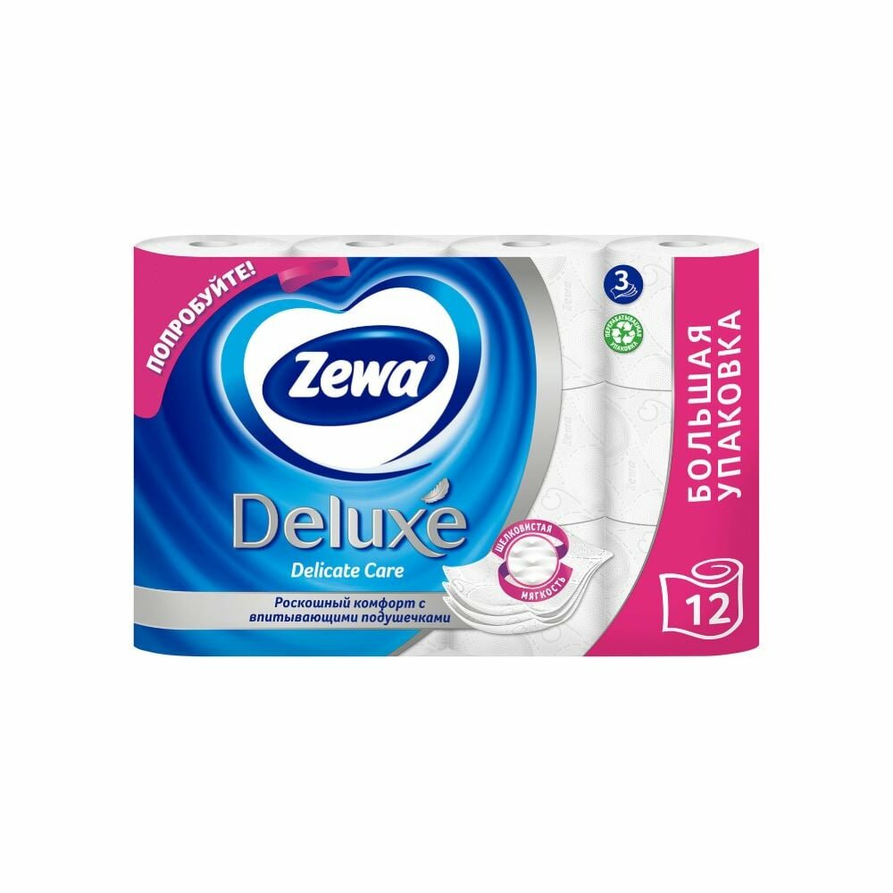 Туалетная бумага ZEWA Deluxe