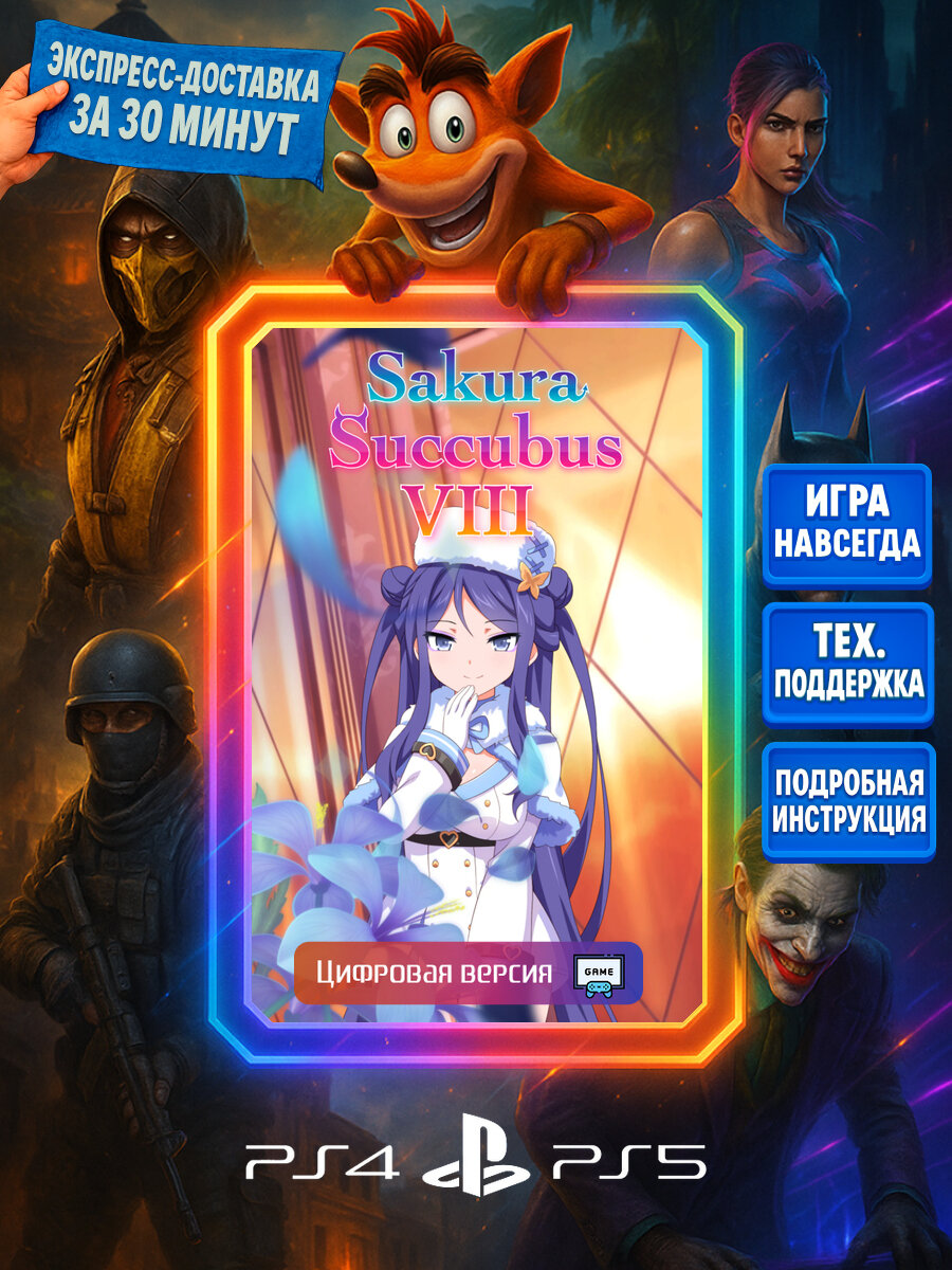 Sakura Succubus 8 PS4 & PS5 PS4/PS5 | Моментальная доставка | Английский язык | Для взрослых