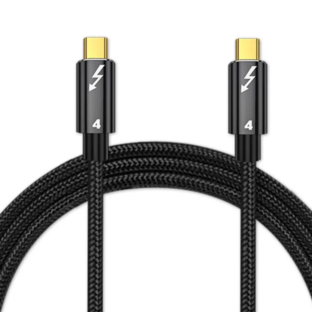 Кабель для мобильных устройств USB Type-C/USB Type-C, 0.3 м, черный