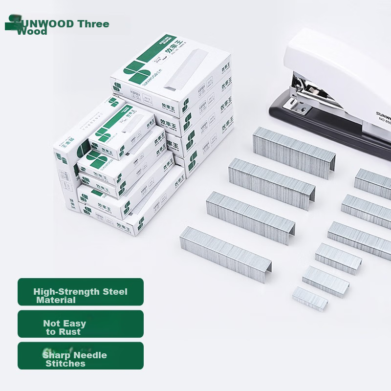 SUNWOOD Efficiency King Series 23/23 Staples, 1000 Pieces/box, 10 Boxes, P23-200