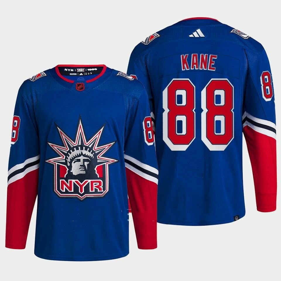 NHL джерси хоккейная Нью-Йорк Рейнджерс New York Rangers Hockey Jersey 88 Patrick Kane Патрик Кейн номер 88