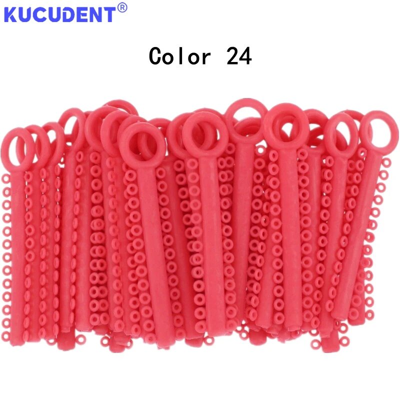 Ортодонтические лигатуры KUCUDENT, Color 24, 1040 шт.
