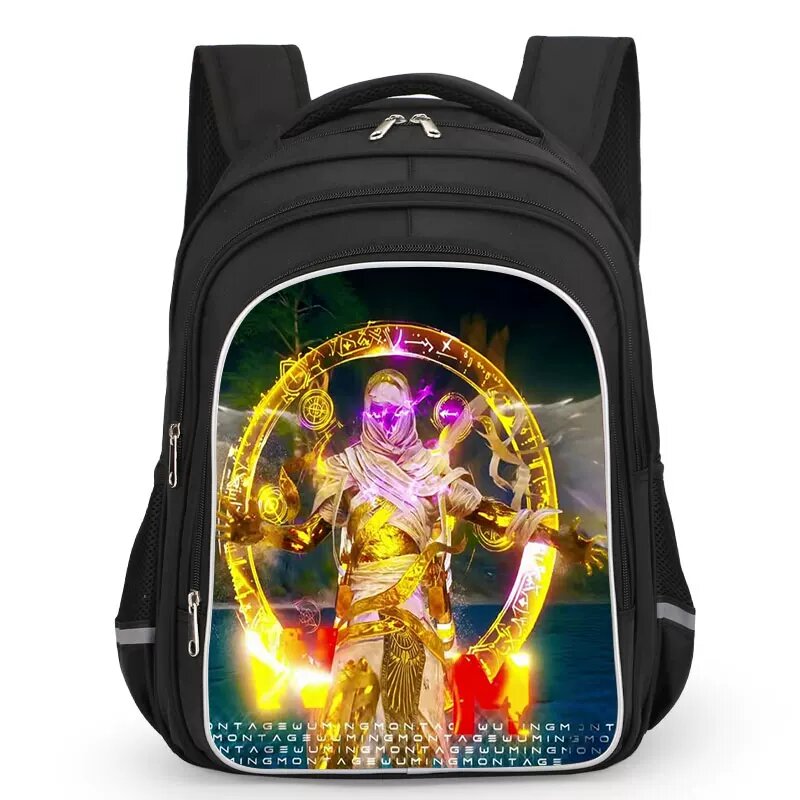 Детский рюкзак для 3-6 классов, узор Peace Elite 10, легкий дизайн, прочный для школы