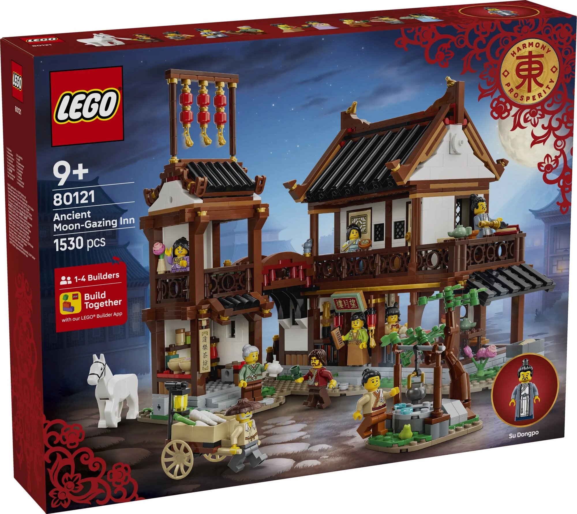Конструктор LEGO Holiday and Event 80121 Chinese Festivals Ancient Moon-Gazing Inn