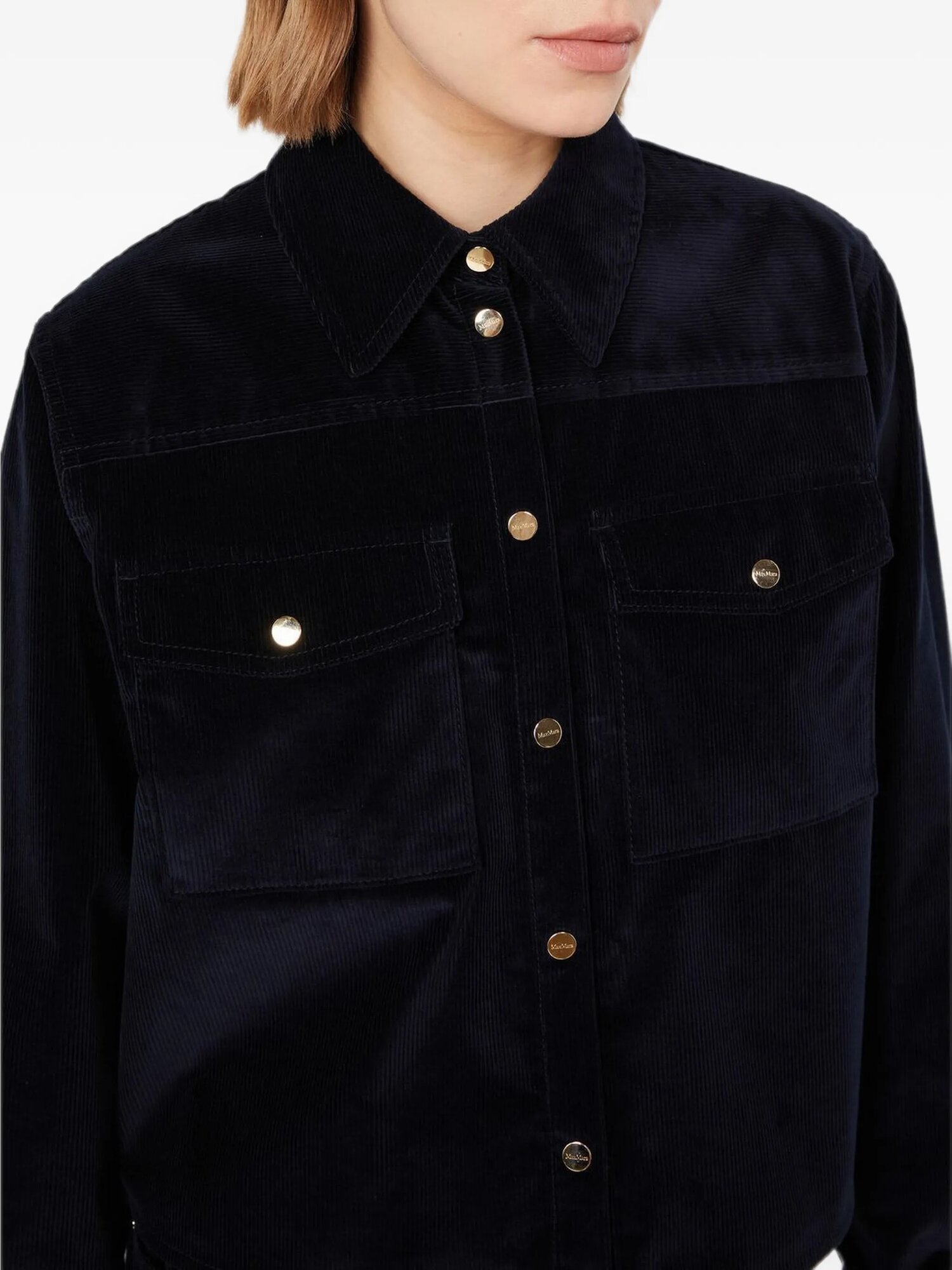 Куртка Max Mara Corduroy chest-pockets jacket, размер 46 — фото 1
