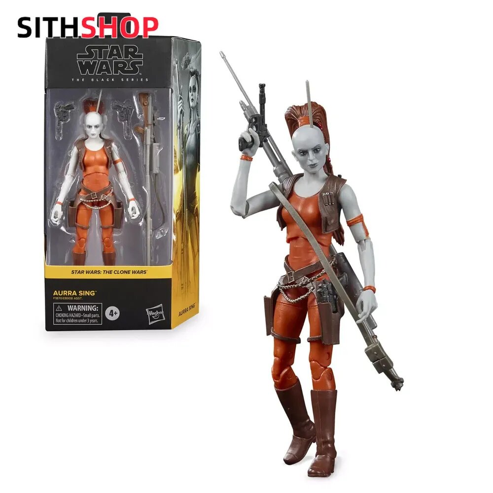 Фигурка Hasbro Star Wars The Black Series The Clone Wars Aurra Sing 6 Inch Action Figure