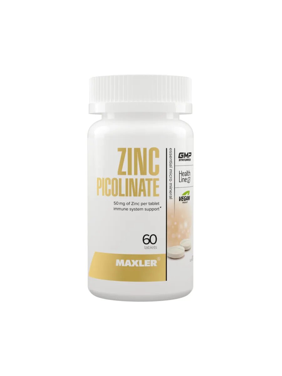 Макслер Цинк Пиколинат / Maxler Zinc Picolinate капсулы по 0
