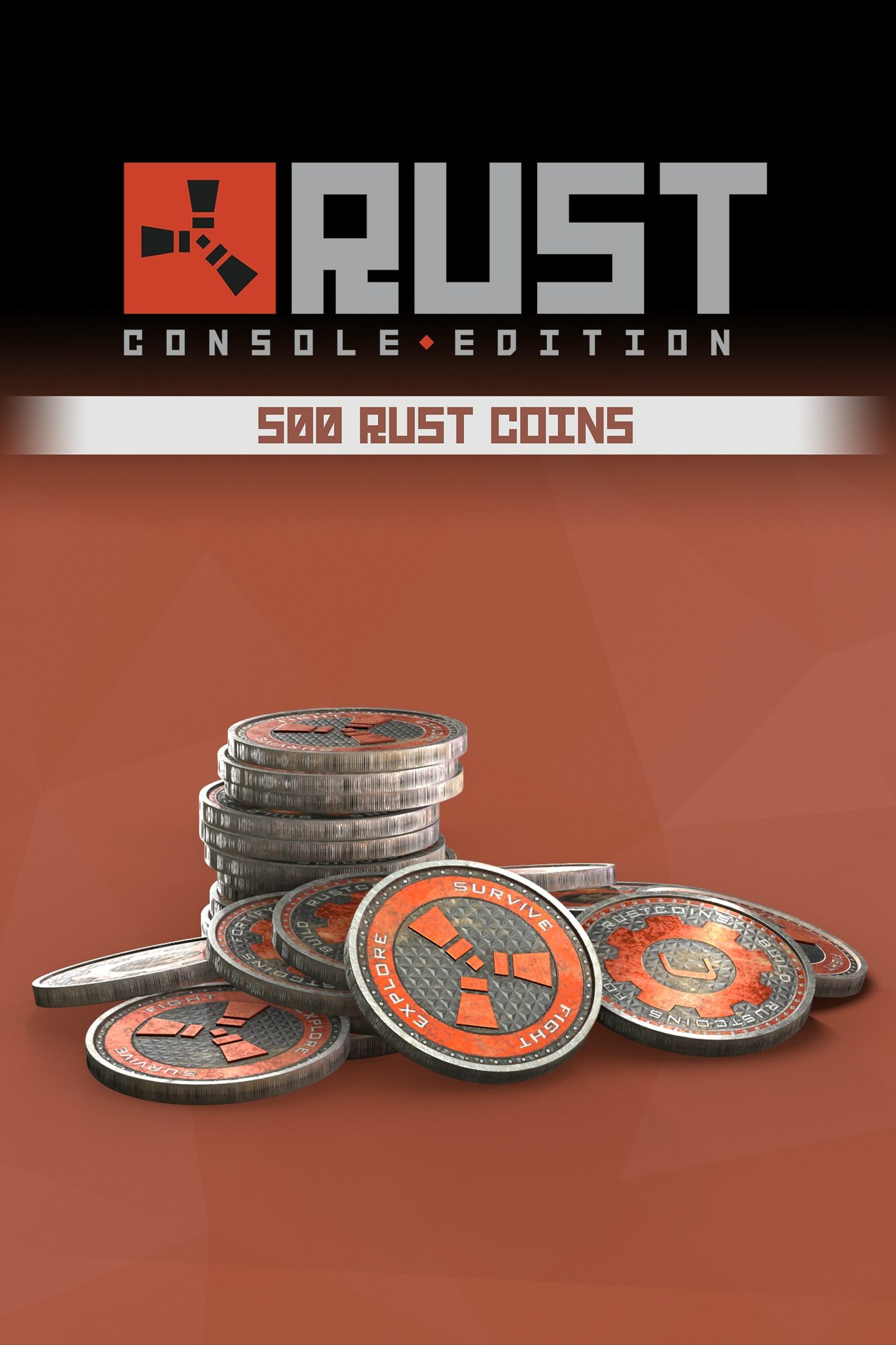 Контент Rust Console Edition - 500 Rust Coins — Xbox Series X|S, Xbox One — Цифровая версия