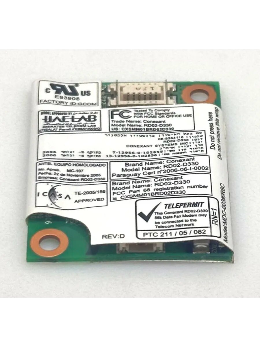 Модем Conexant RD02-D330 для ноутбука Acer Aspire 5542G