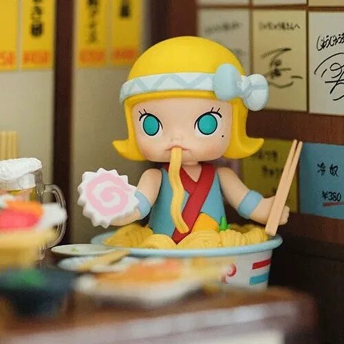 Фигурка-блюдо с коллекцией POP MART MOLLY, скрытая тема, 10 см, нераспечатанная коробка, подарок