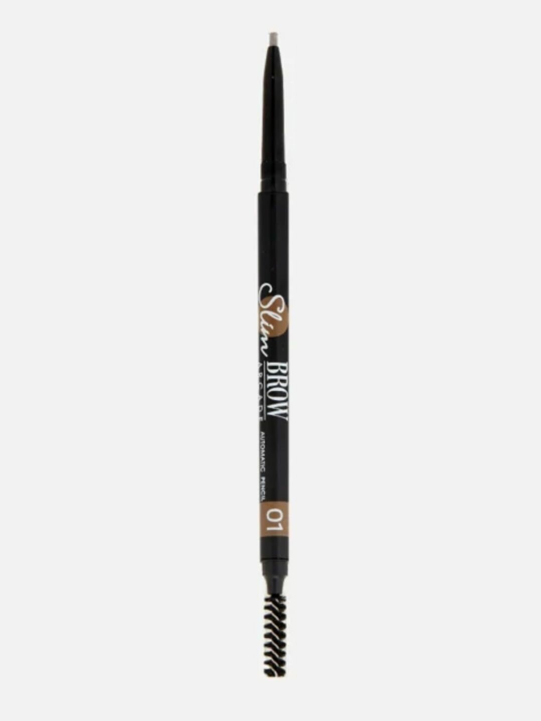 Механический карандаш для бровей FARRES slim with a thin rod and brush 01