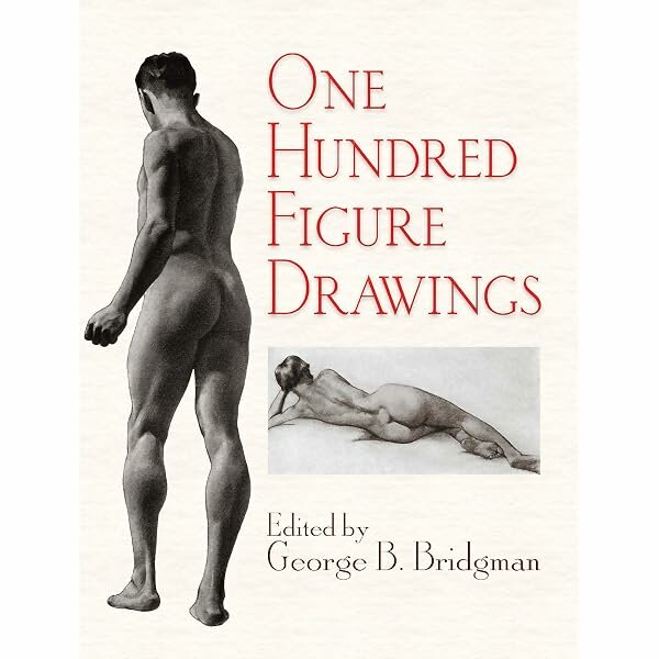 One Hundred Figure Drawings (Dover Anatomy for Artists)，Reprinted paperback book