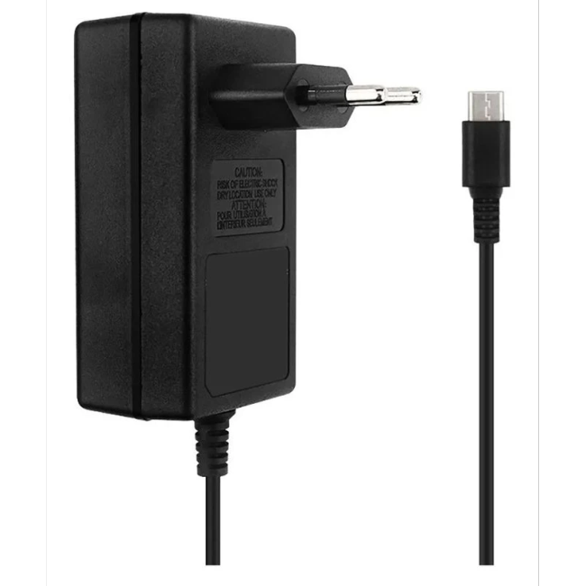 NPA-DC5 Gembird Блок питания Gembird NPA-DC5 для Raspberry Pi 4B, Pi 5, Черный, 5.1V, 5A, 25,5Вт, Кабель 1.5 m, USB Ty — фото 1
