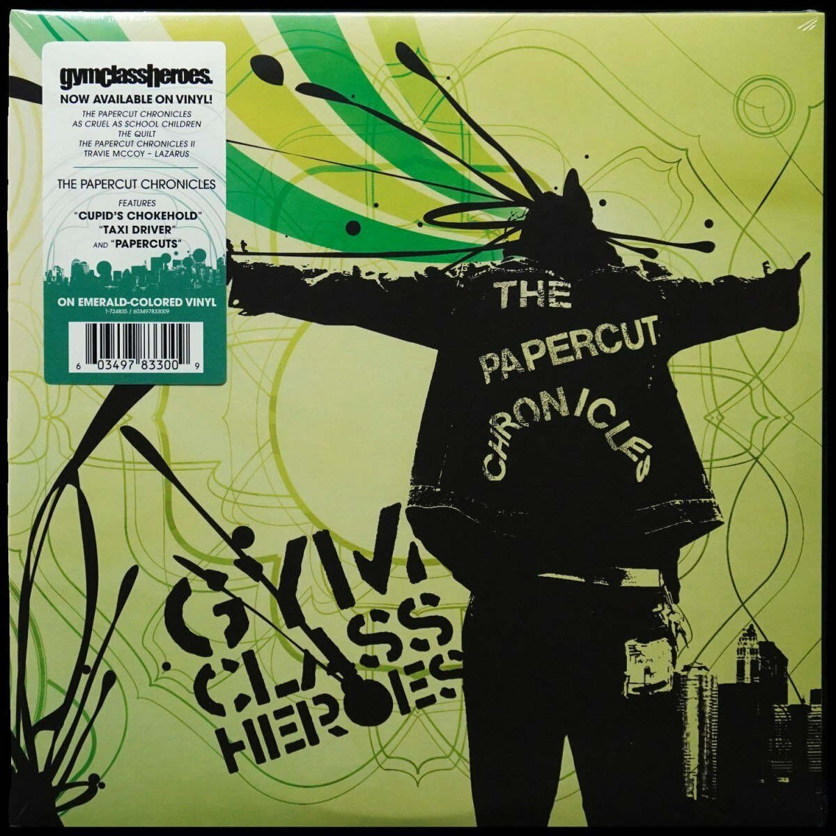 Виниловая пластинка Fueled By Ramen Gym Class Heroes – Papercut Chronicles Part II (2LP, зеленый винил)