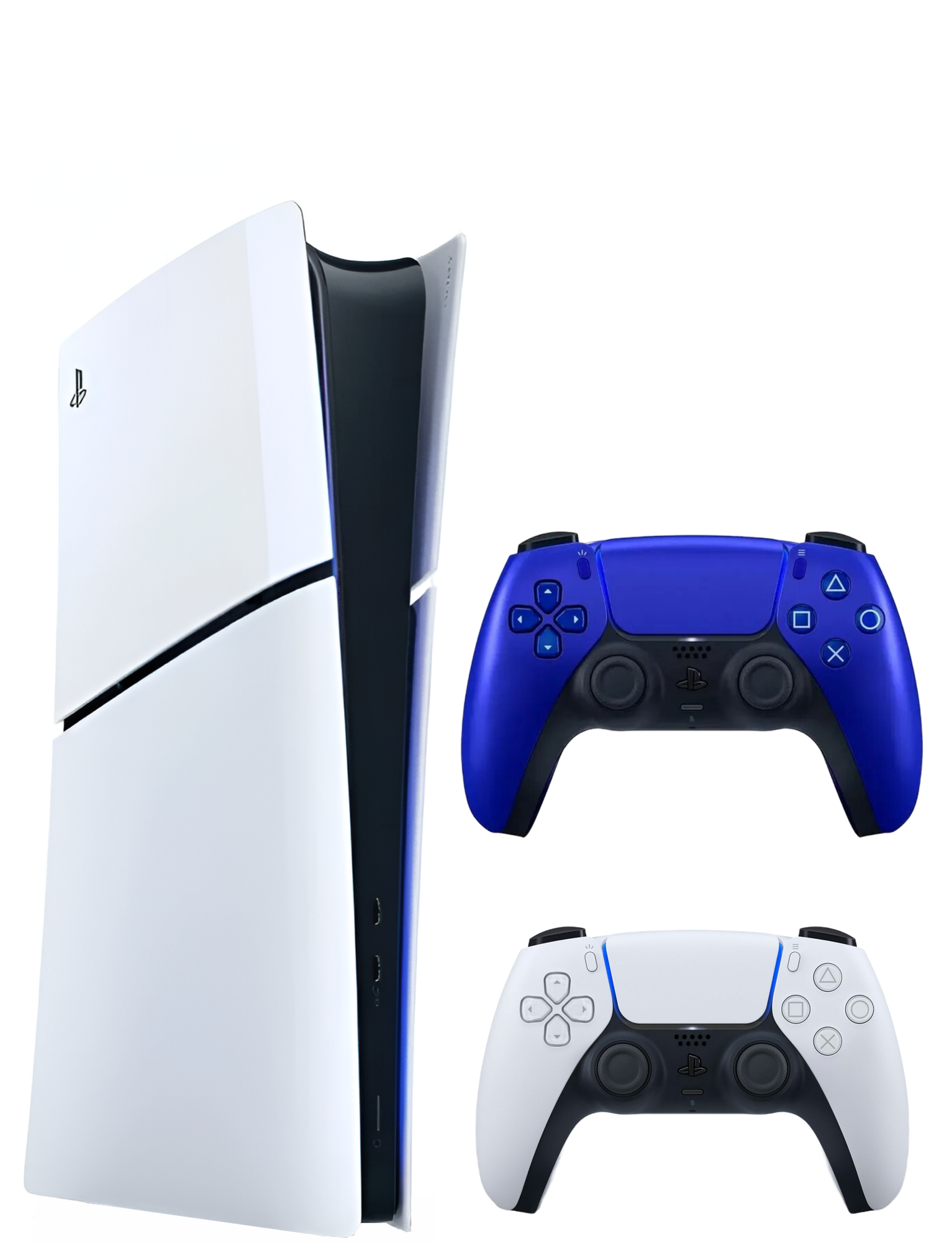Игровая приставка Sony PlayStation 5 PS5 Slim Digital ,825 Гб (Без дисковода) + 2-ой геймпад(Cobalt Blue)