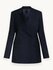 Куртка Officine Generale Pinstripe double-breasted jacket, размер 34, blue