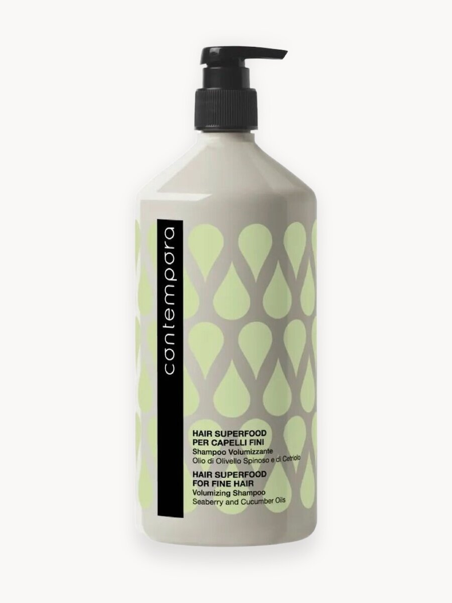 BAREX Шампунь для объема волос с маслом облепихи и огурца CONTEMPORA 1000 мл