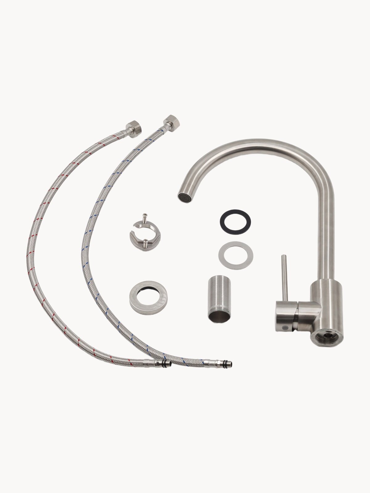 Смеситель для кухни с поворотным изливом DIVINO LUX / Код 16304