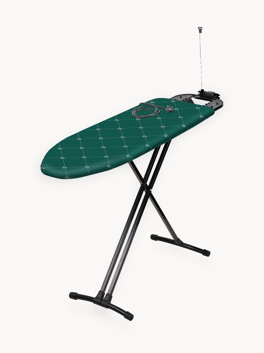 Гладильная доска, ультралёгкая, с электросоединителем, термопластик, подставка для утюга и электросоединитель