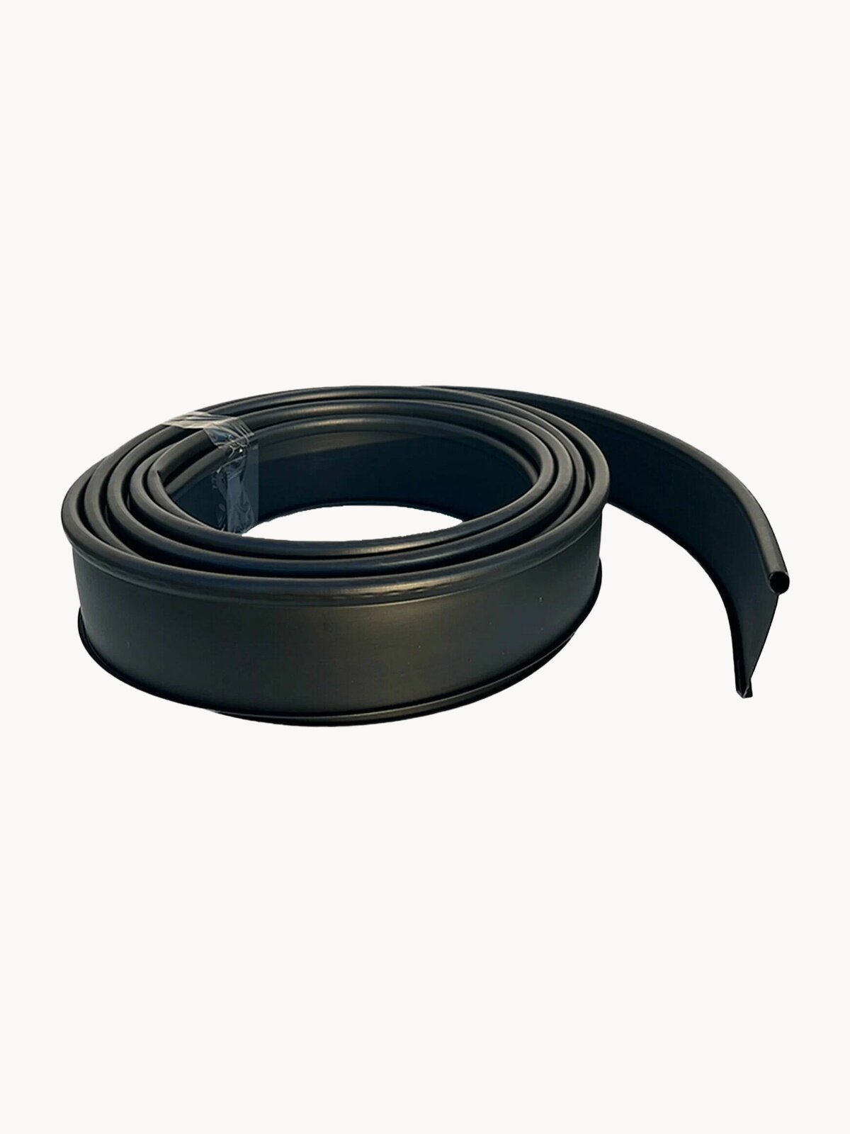 Бордюр садовый пластиковый гибкий для клумб Steelot Деко, высота 100 мм, черный, 10 м