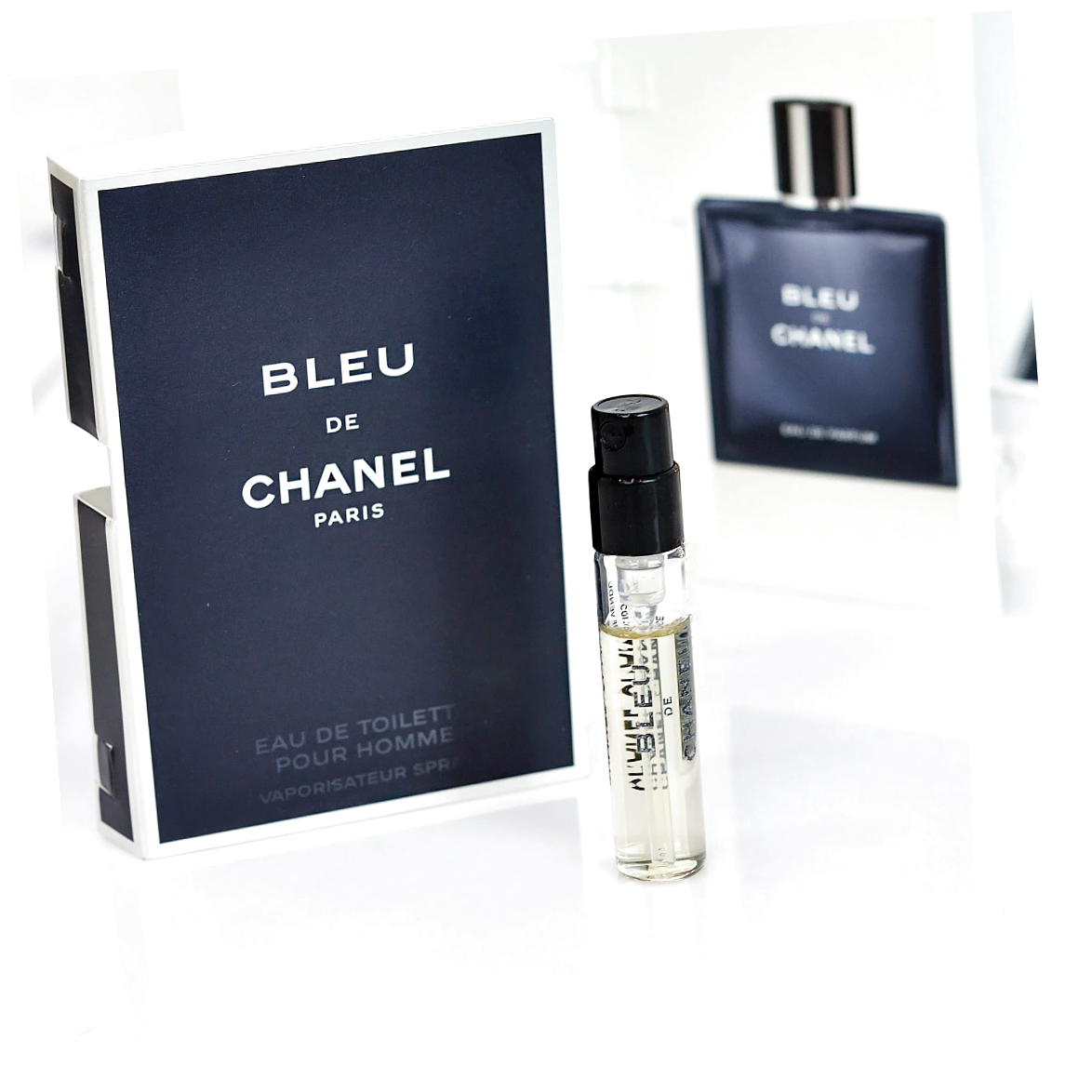 Туалетная вода Chanel Bleu De Chanel миниатюра 2 мл для мужчин - Шанель Блю Де Шанель сэмпл парфюма