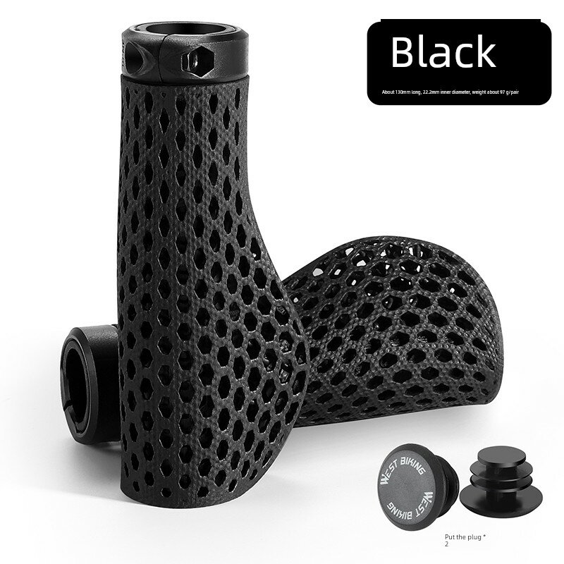 Классические черные ручки для велосипеда с 3D печатью для повышения прочности и комфорта на шоссейных велосипедах