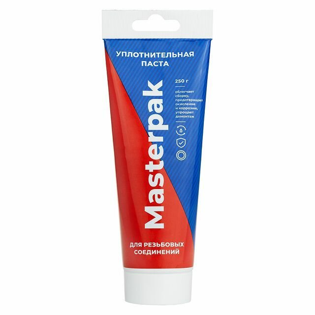 Паста уплотнительная MasterProf Masterpak в тубе (вода, пар), 250 г