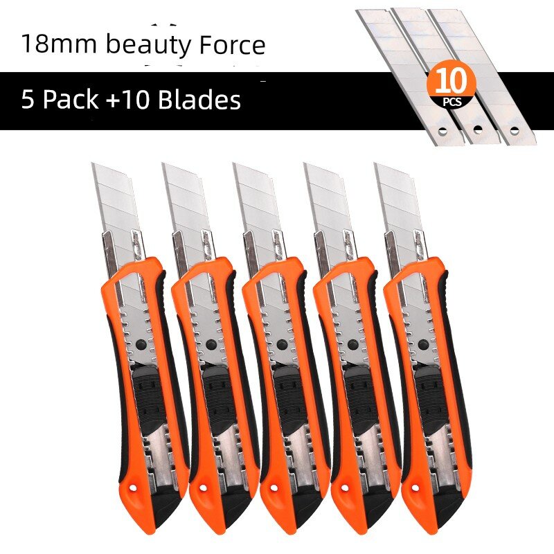 Green Forest 160mm Резак для творчества с шириной 10 см и толщиной 18 мм, пластиковая ручка, 5 шт. в комплекте