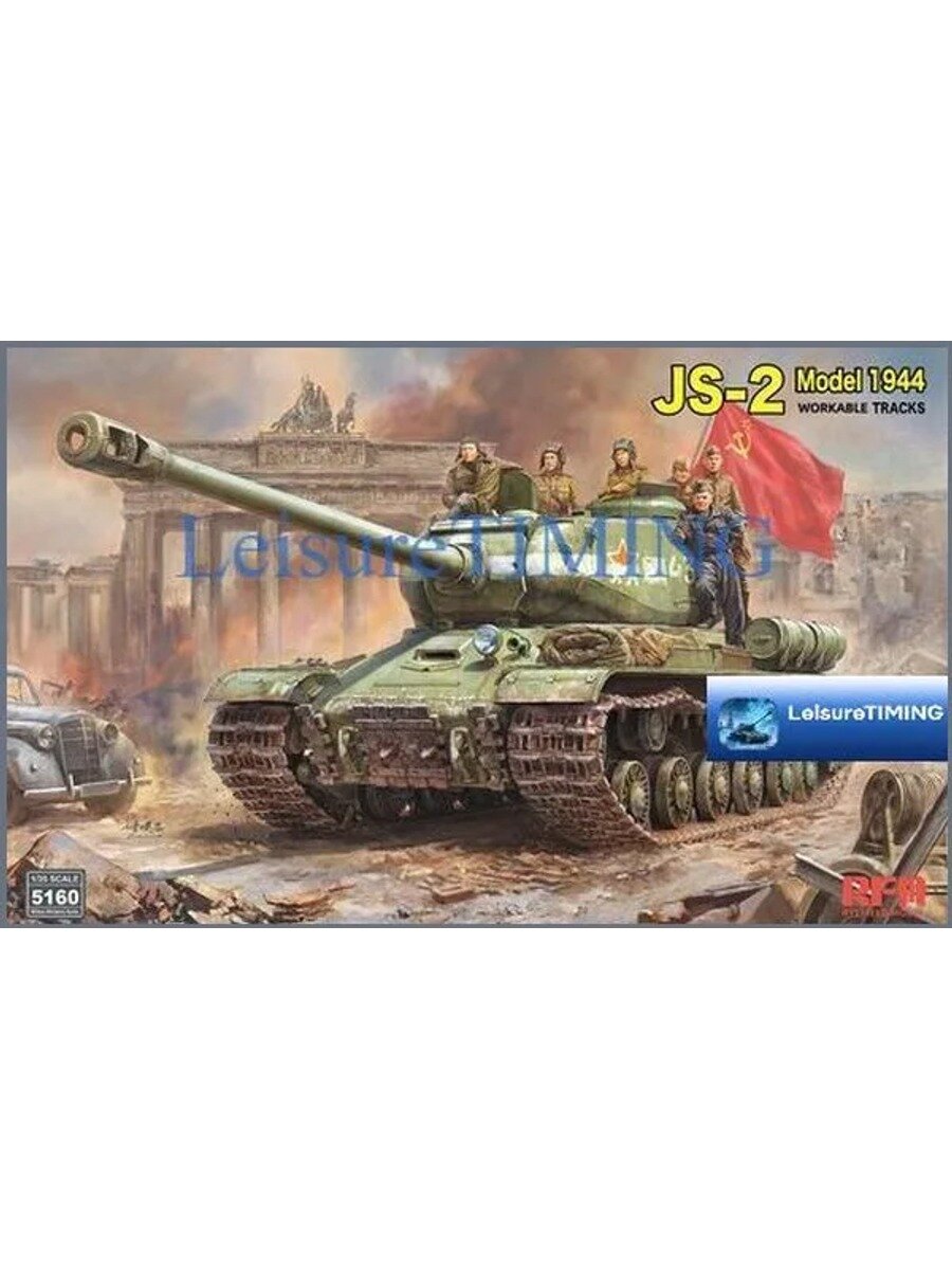 Rye Field Model (RFM) RM-5160 Сборная модель тяжелого танка ИС-2 образца 1944 года (подвижные гусеницы) масштаба 1/35