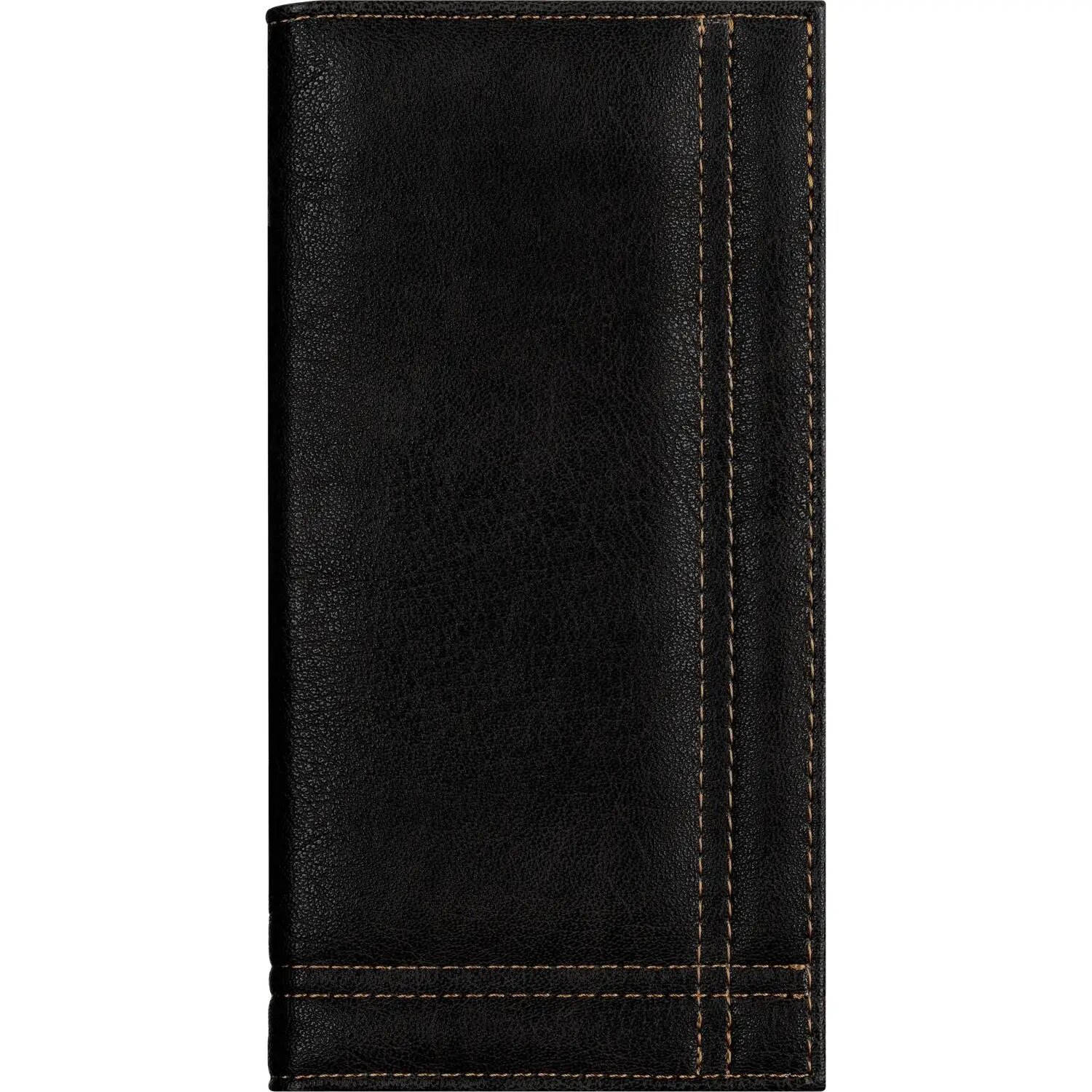 Папка адресная для счета с отстрочкой М.701 черная , кожзам