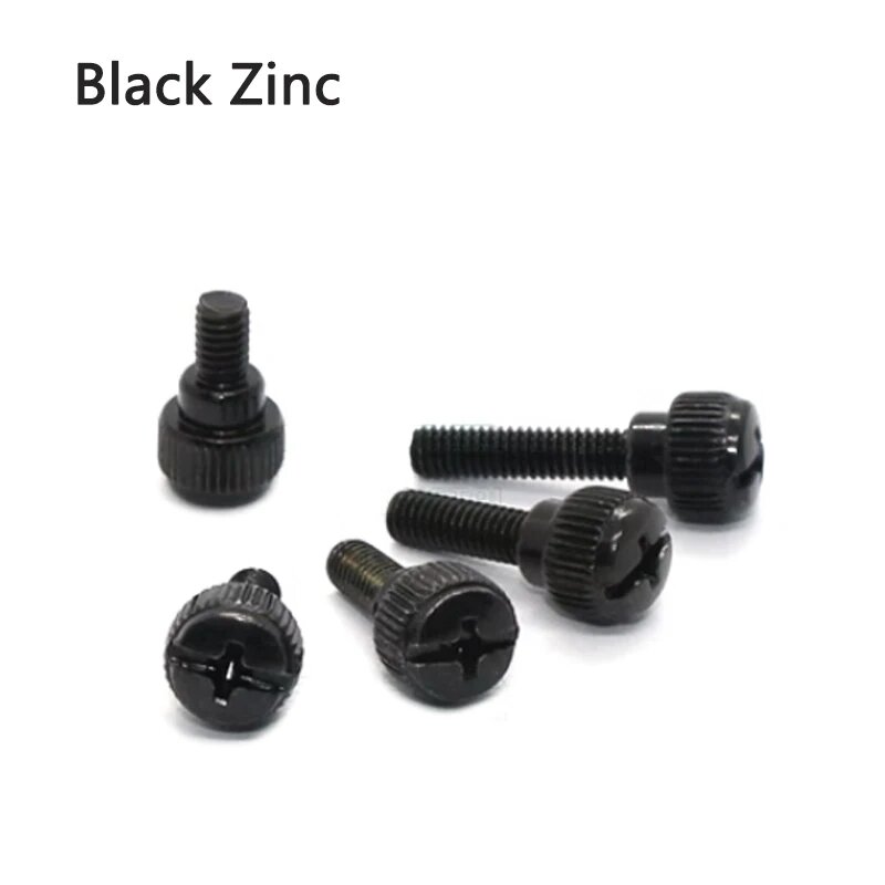 Винты M3x6mm, Black Zinc, 10 шт.