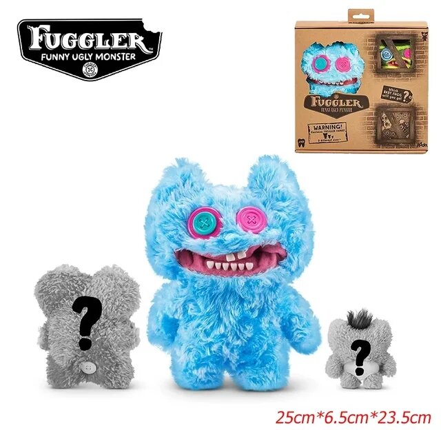 Мягкие игрушки Fuggler с изображением уродливых монстров и черепашек-ниндзя, милые оригинальные плюшевые куклы Fugger с зубами монстра, игрушки и подарки.
