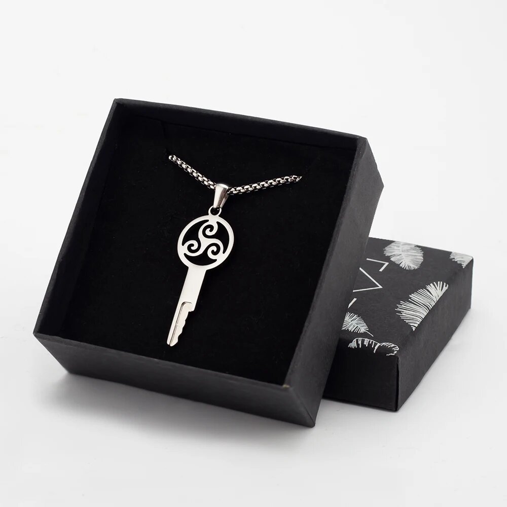 Ожерелье с ключом в виде лотоса для пар, аксессуары для клетки верности, подходят для BDSM-Sliver