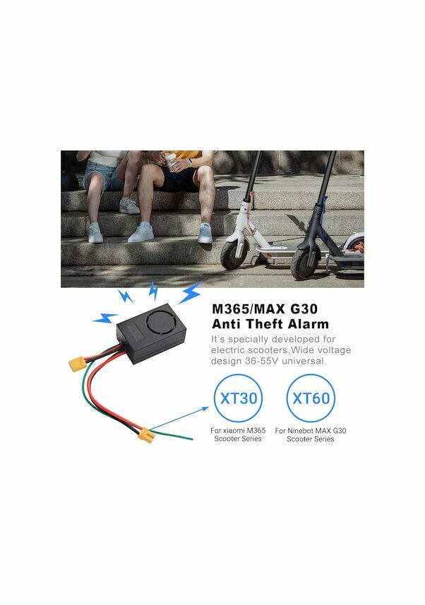 Электросамокат Ninebot Max G30 36-55 В с противоугонной сигнализацией и 2 пультами дистанционного управления