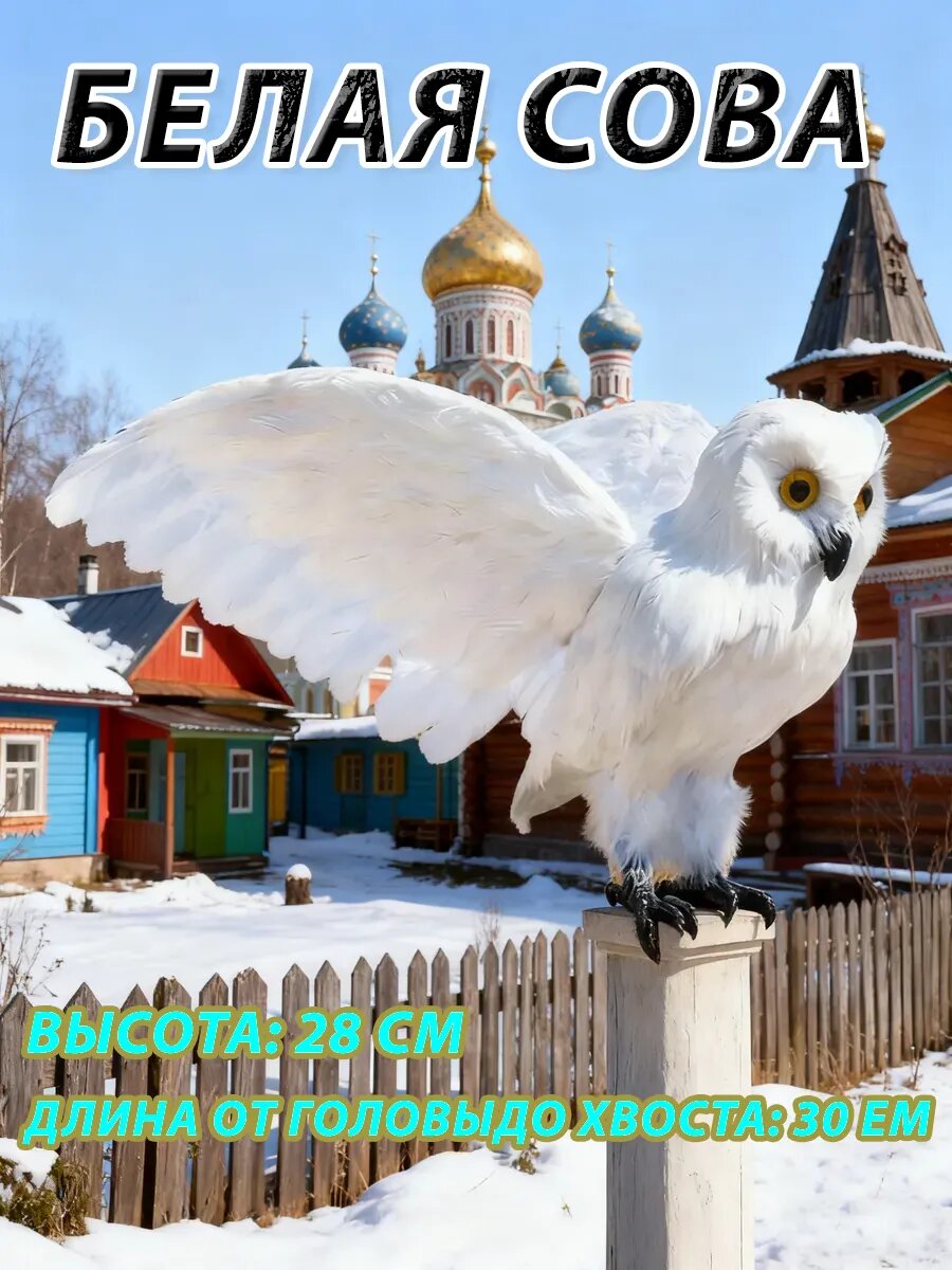 Сова белая крылья Другие материалы ремесла