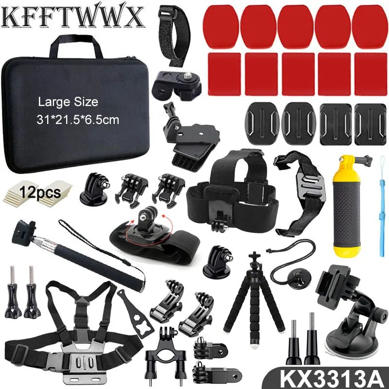 Комплект аксессуаров для экшн-камер KX3313A