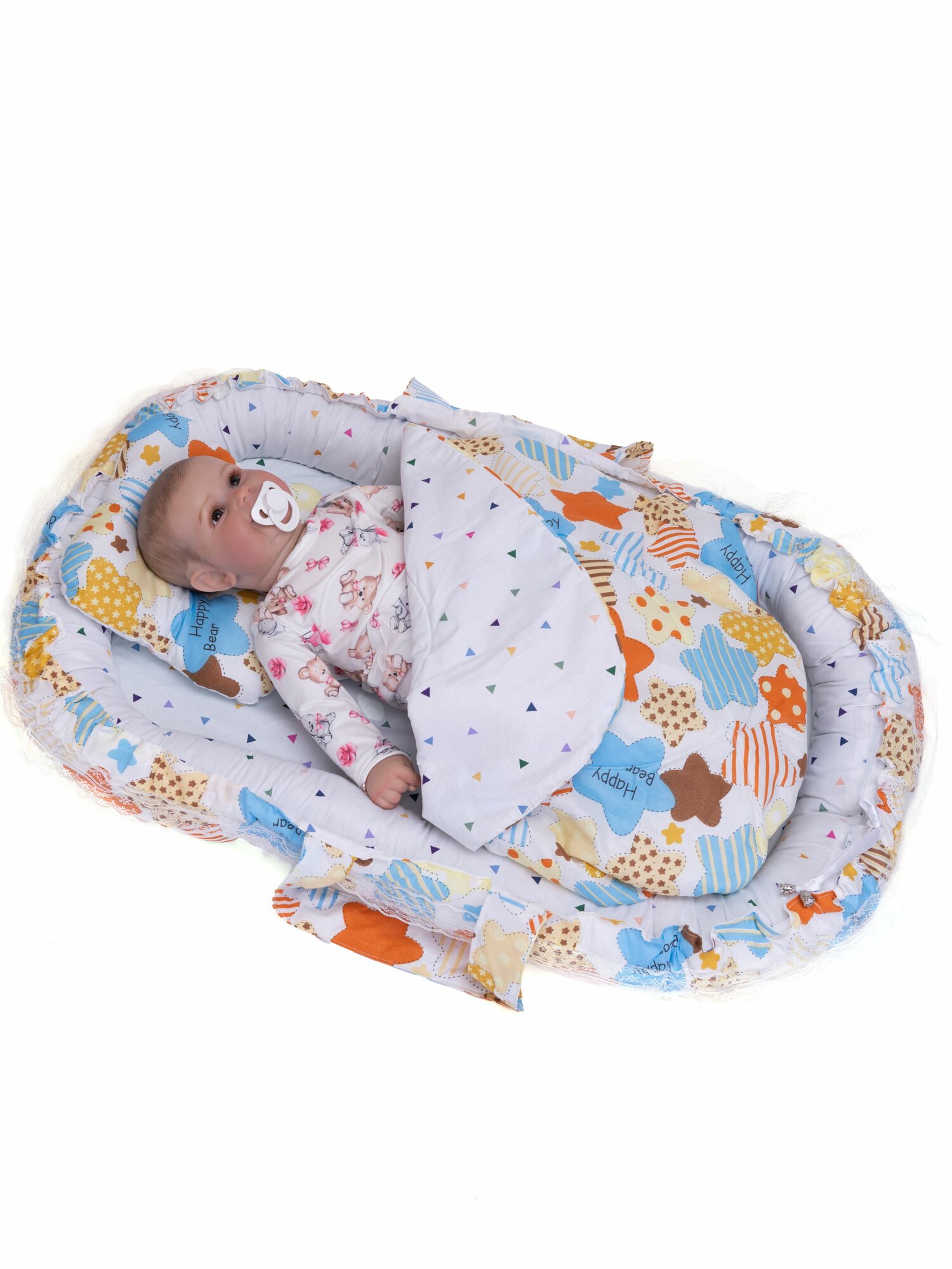 Кокон для новорожденных гнездышко