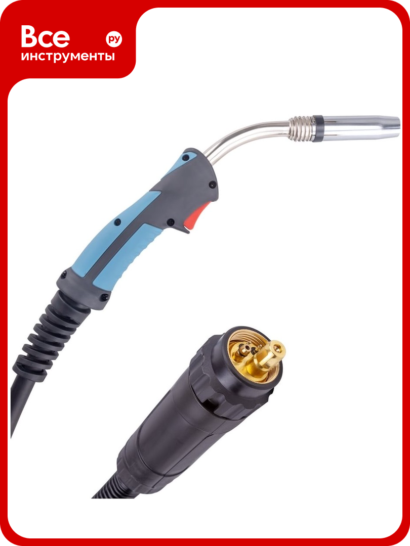 Горелка MIG-36 5 м VARTEG FOXWELD 6065, для сварочной проволоки диаметрами