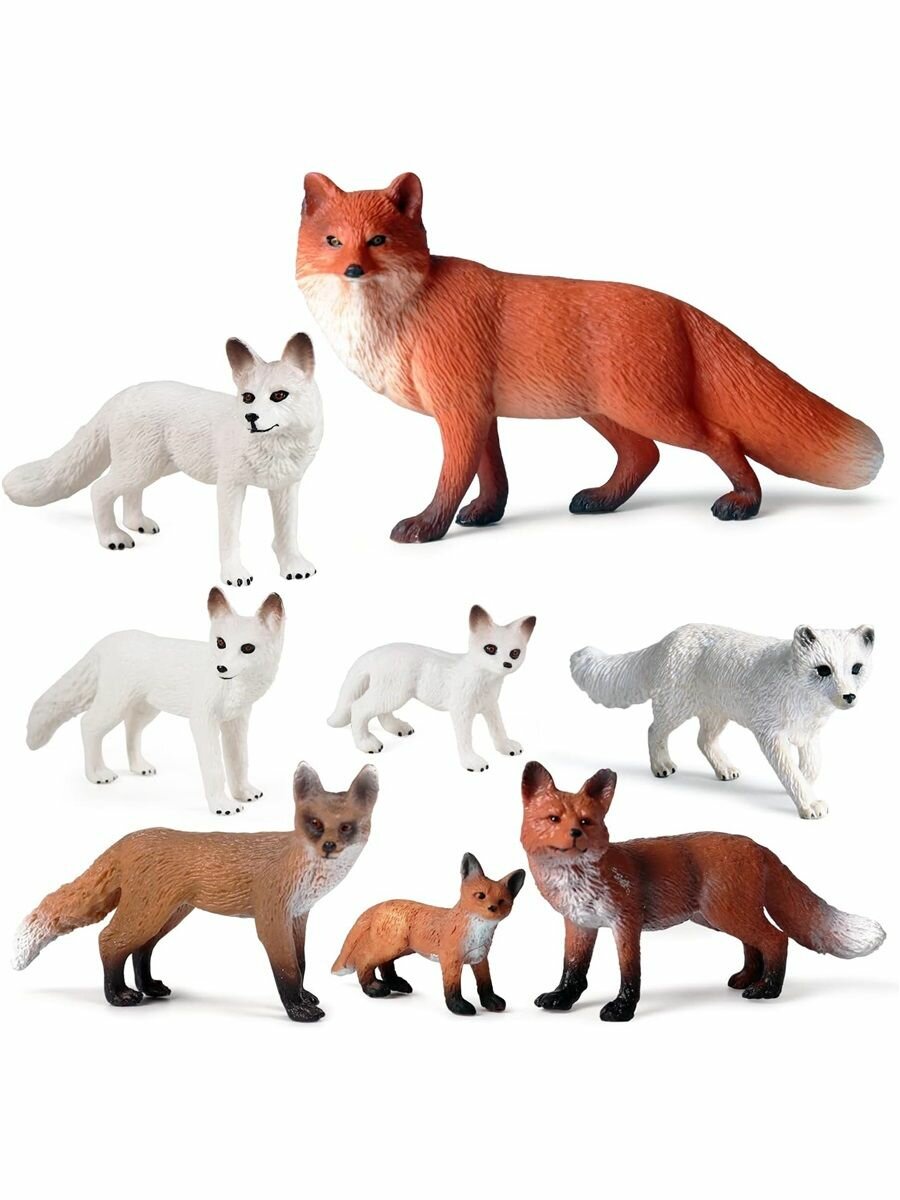 Фигурки домашних животных, 8 шт, детский игровой набор