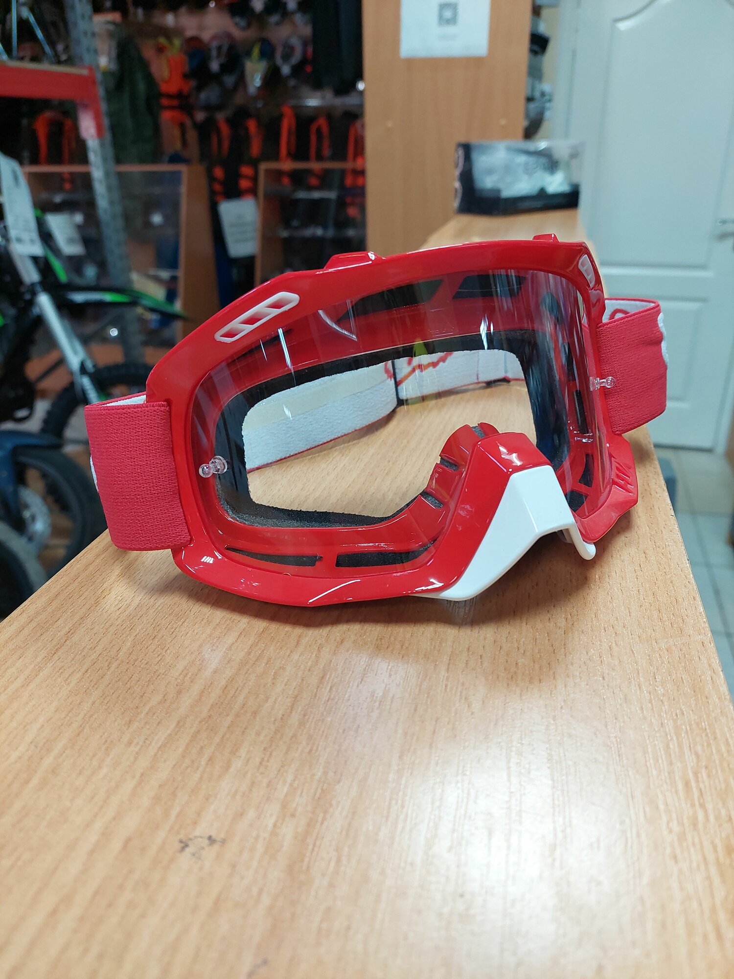 Очки FOX Air Defence белые/красные XTG_GOGGLEFOX_WR