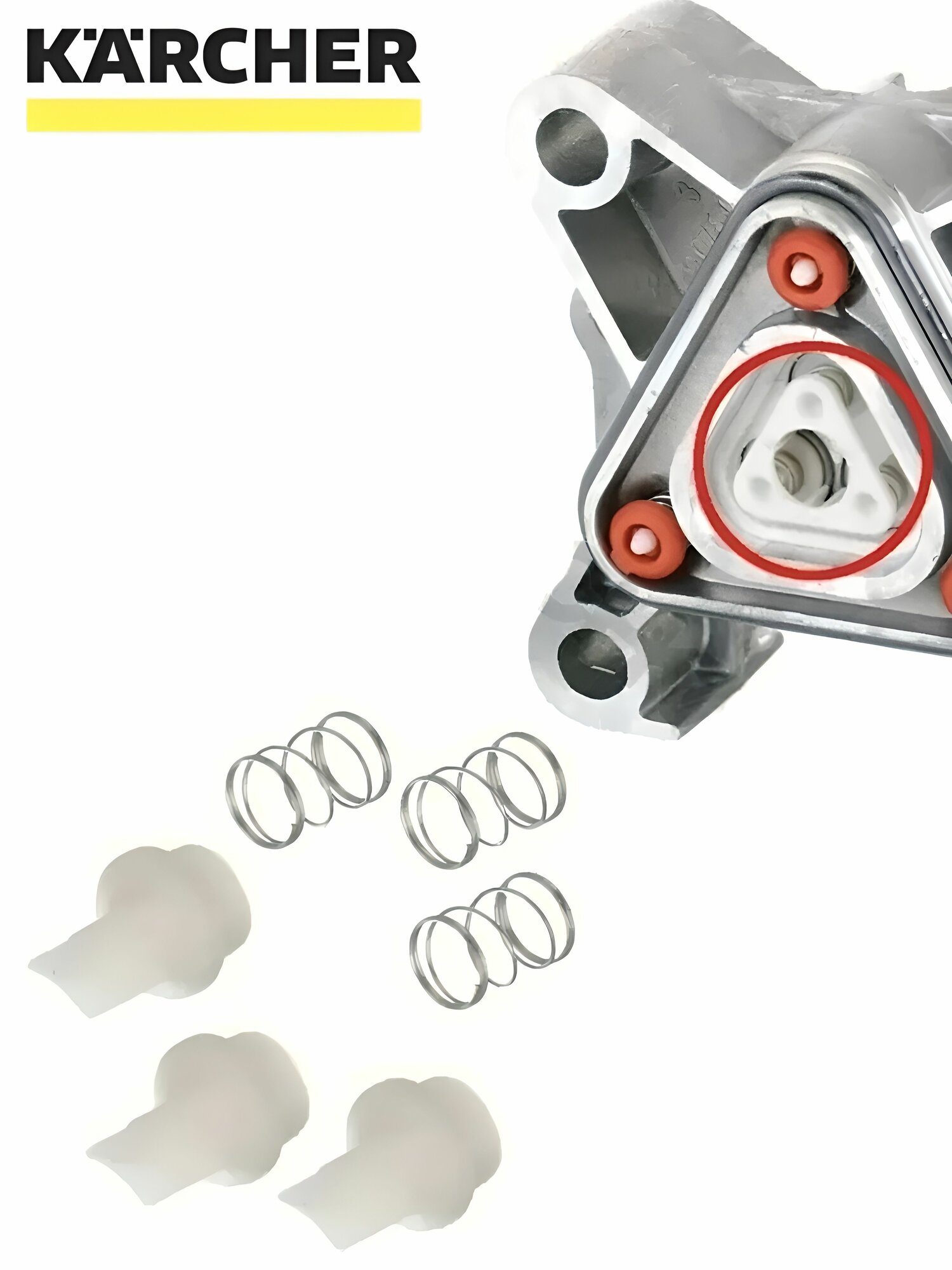 Комплект выпускных клапанов для моек Karcher K4-K5 (9.001-275.0)