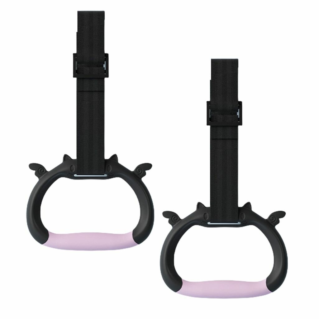 Детский тренажер-подвесное кольцо - 1,5 м, черное