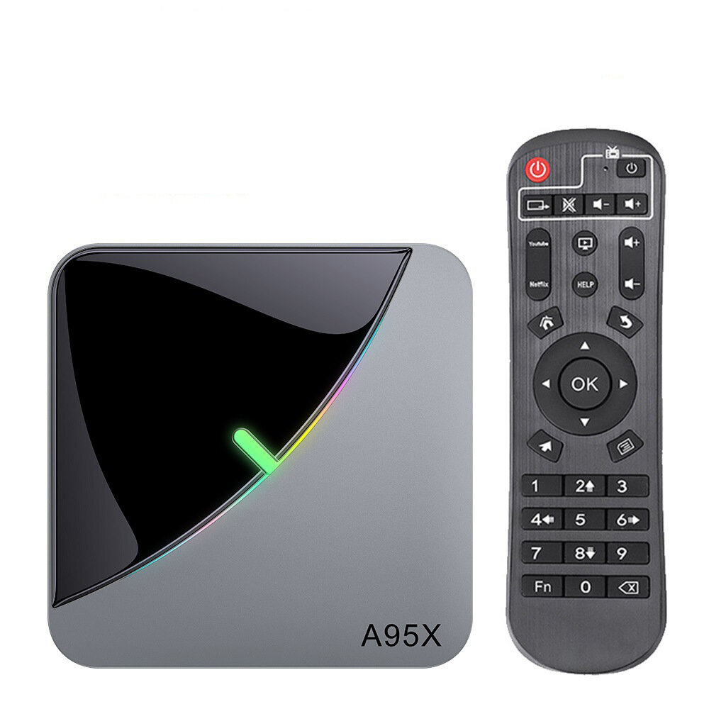 A95X W2 Android TV set-top box 4K network set-top box TV BOX TV box player quad core Cortex-A55 (S905W2) Android 11.0 RGB optical TV box 64 RGB options
