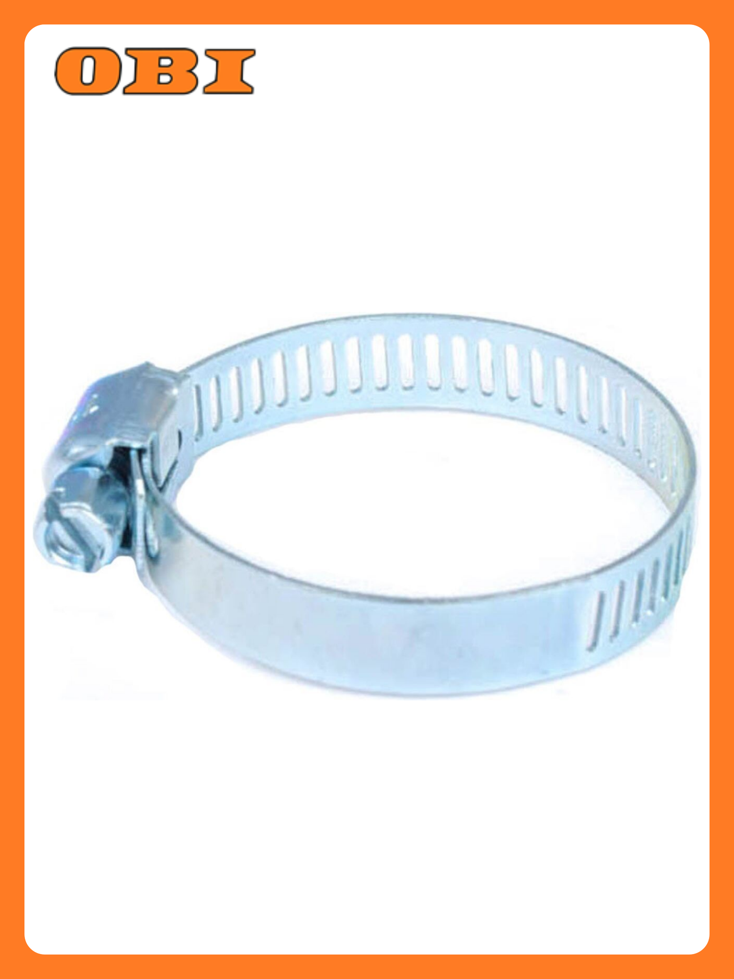 Хомут червячный Стройбат, 3/4", для шлангов, фиксация под отвертку