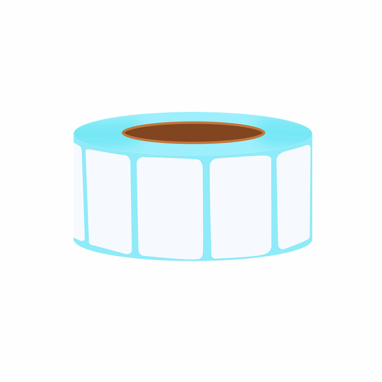 Термометки для термопринтера Клейкая этикеточная бумага Самоклеющаяся Водонепроницаемая Маслоустойчивая Антицарапичная 30*20мм 700шт/Рулон Для ДИЙ Меток Цены Пустые Супермаркет Дом Офис Школа Розница