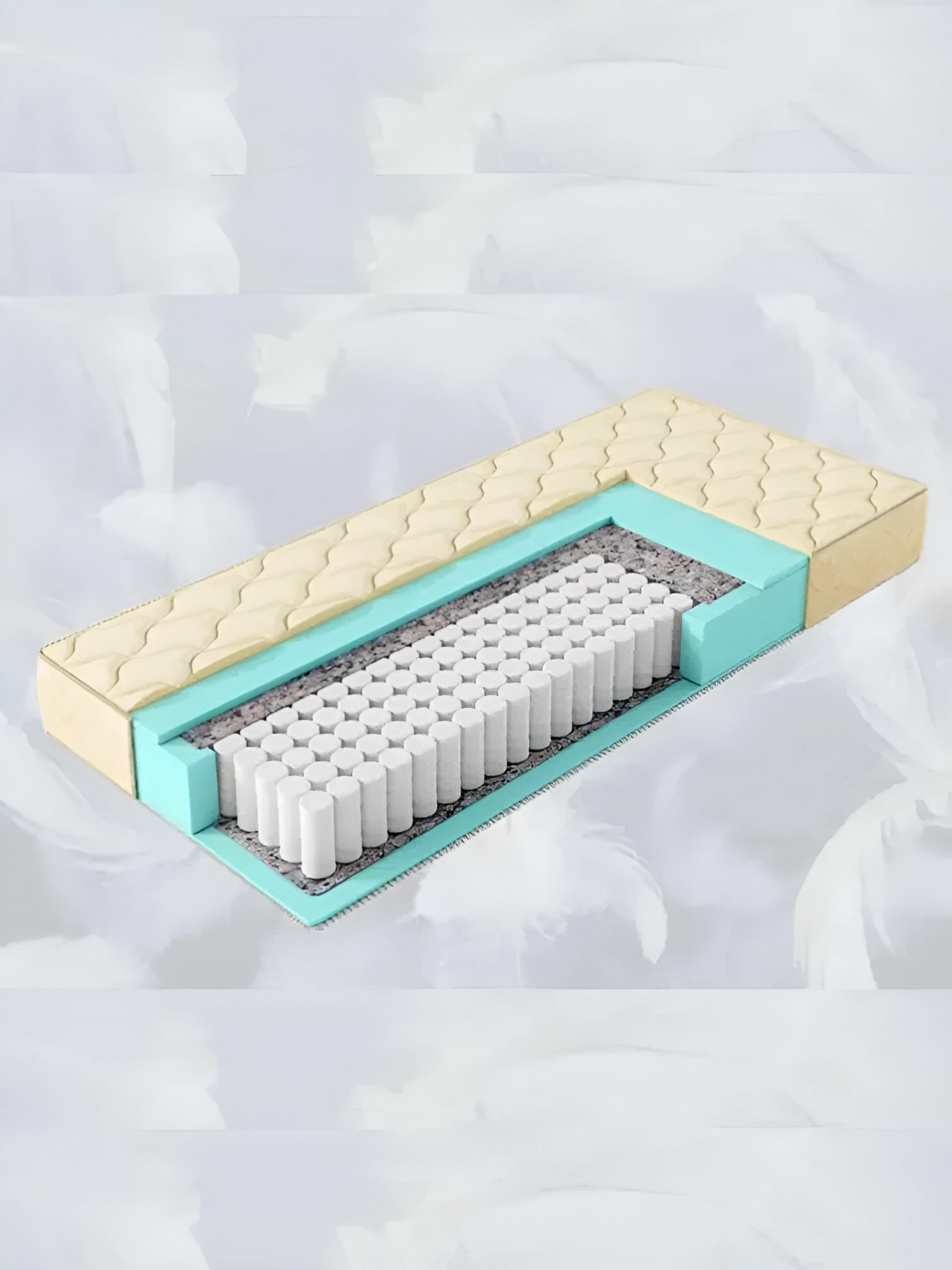 Матрас анатомический Riva 90х200 жаккард, независимые пружины