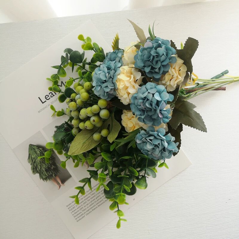 Маленькие свежие искусственные цветы, искусственные растения, для гостиной, спальни, под телевизор, цветочные