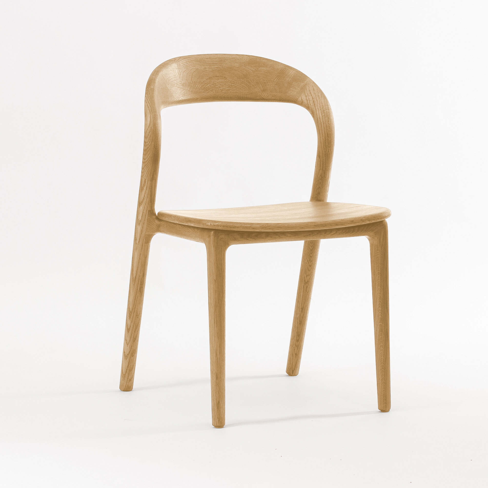 Стул Лугано без подлокотников дуб тон натуральный для дома/для гостиной/для столовой/для кафе/кухонный стул/стул кухонный